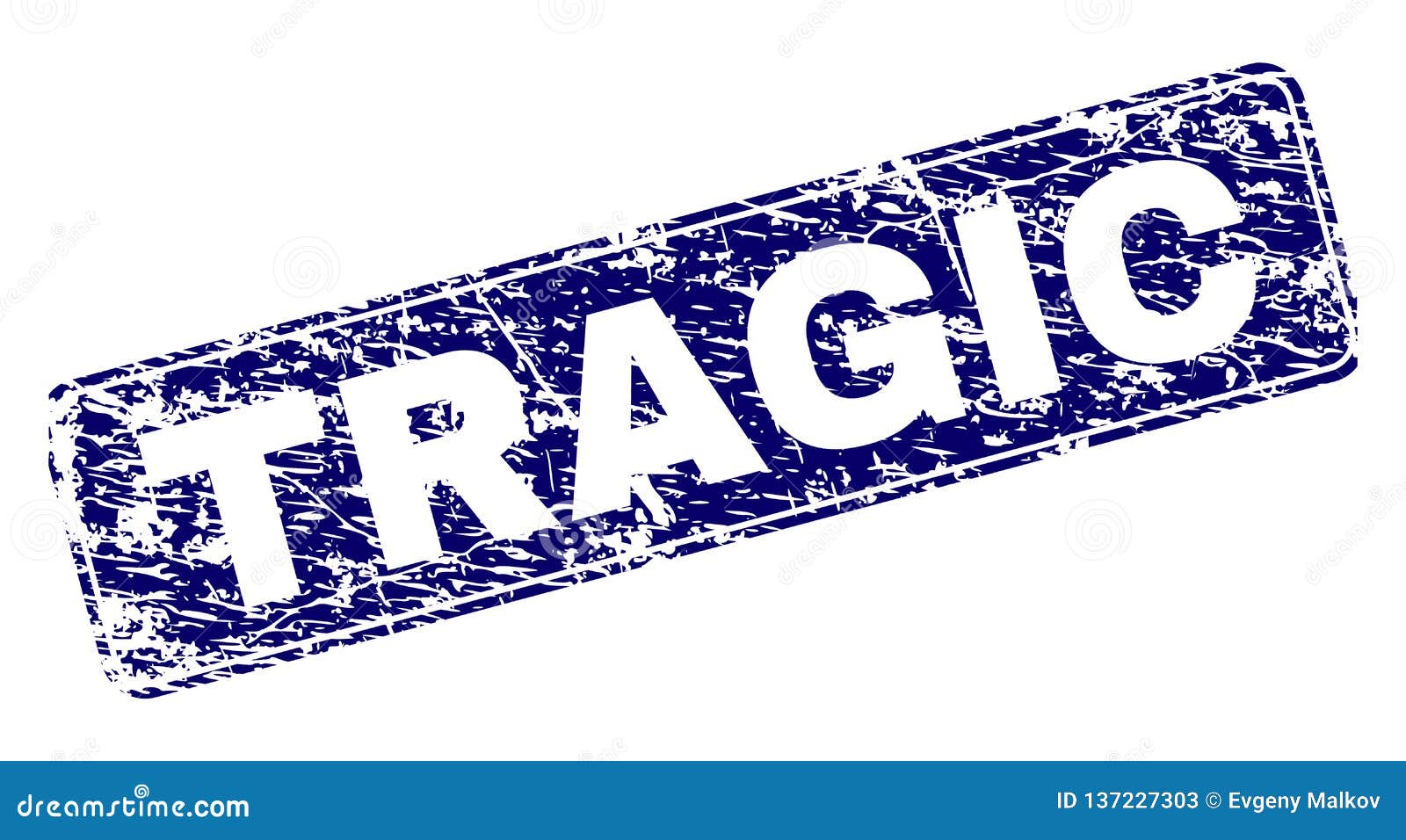 Grunge TRAGIC Framed Rounded Rectangle Stamp Stock Vector ...