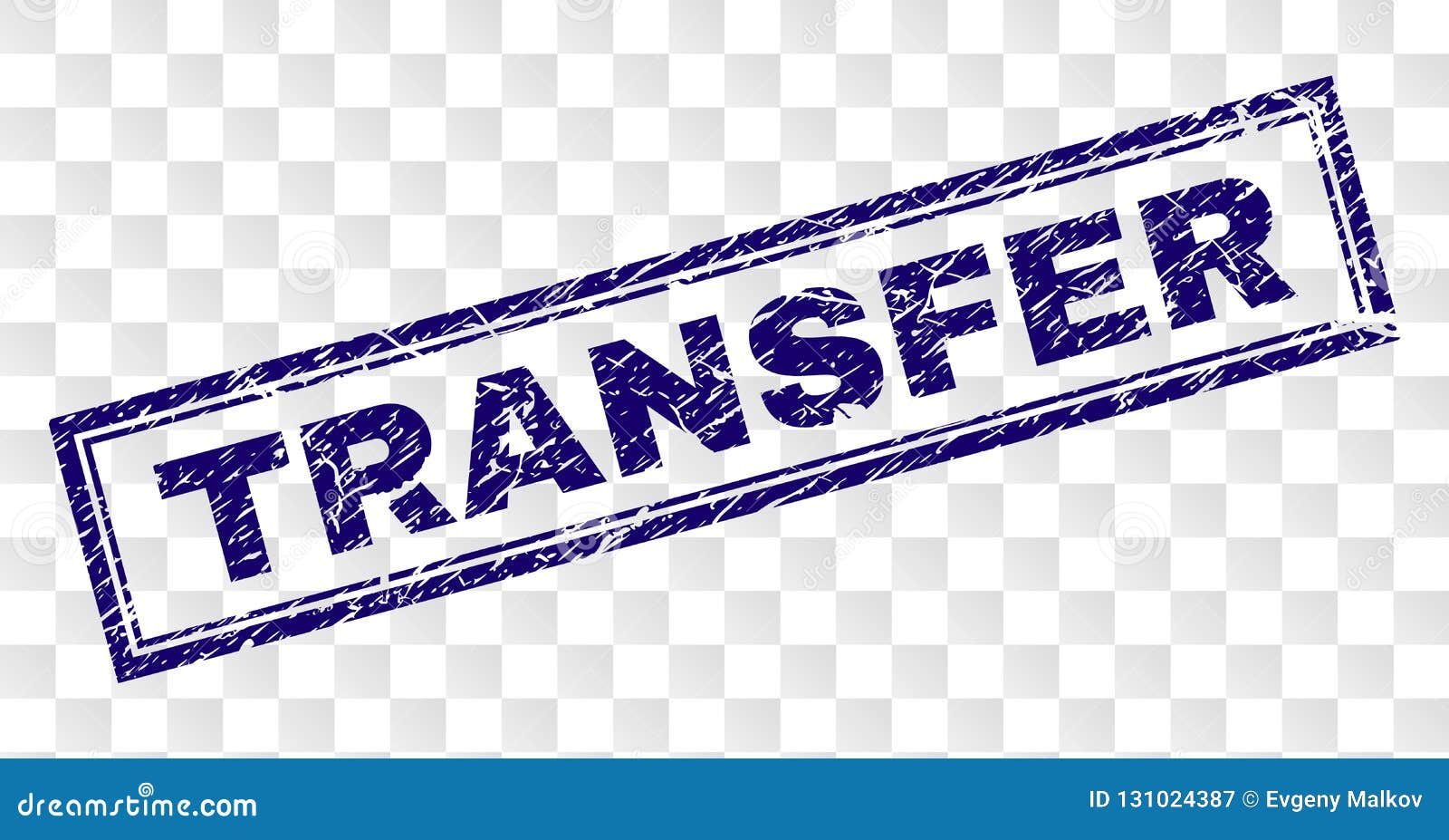 Grunge TRANSFER Rectangle Stamp Stock Vector - Illustration of print ...