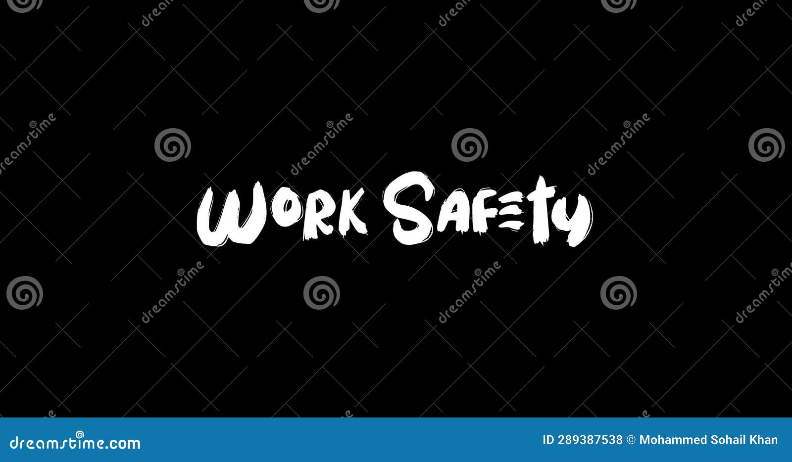 Work Safety Grunge Transition Effect of Text Typography Animation on ...