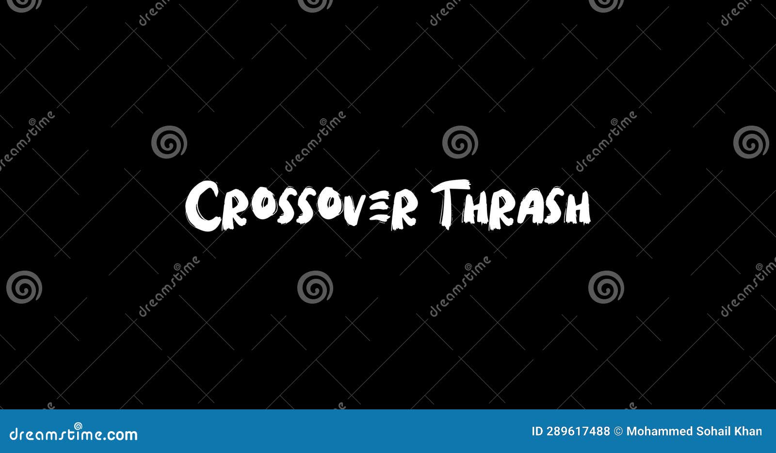Crossover Thrash Grunge Transition Effect of Typography Text Animation ...