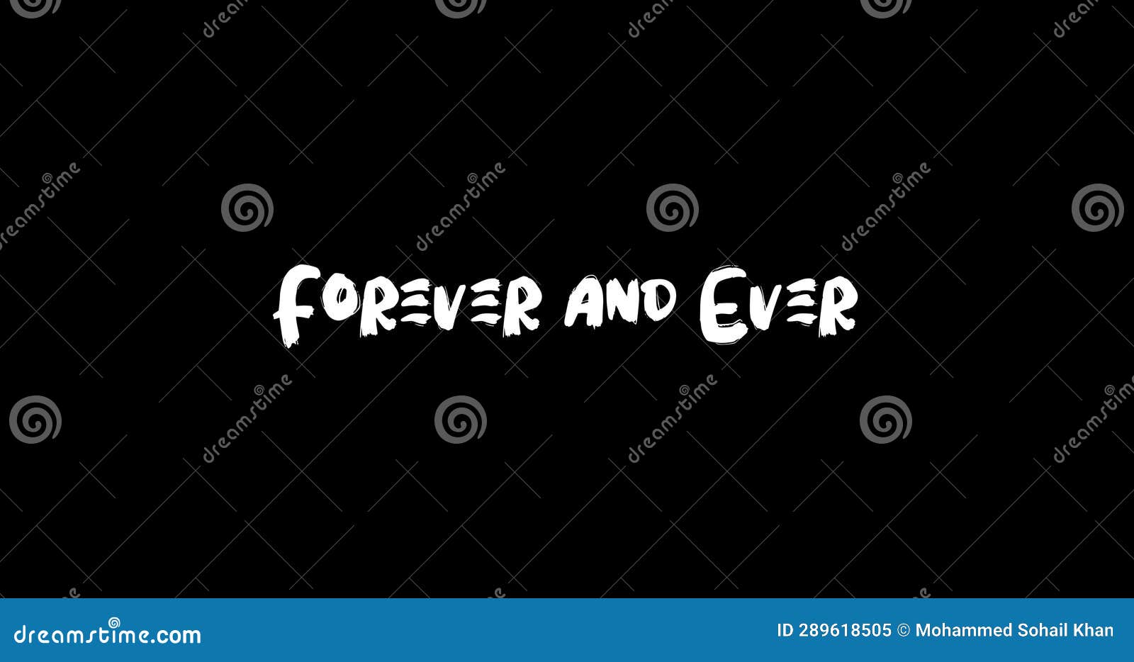 Forever and Ever Grunge Transition Effect of Typography Text Animation ...