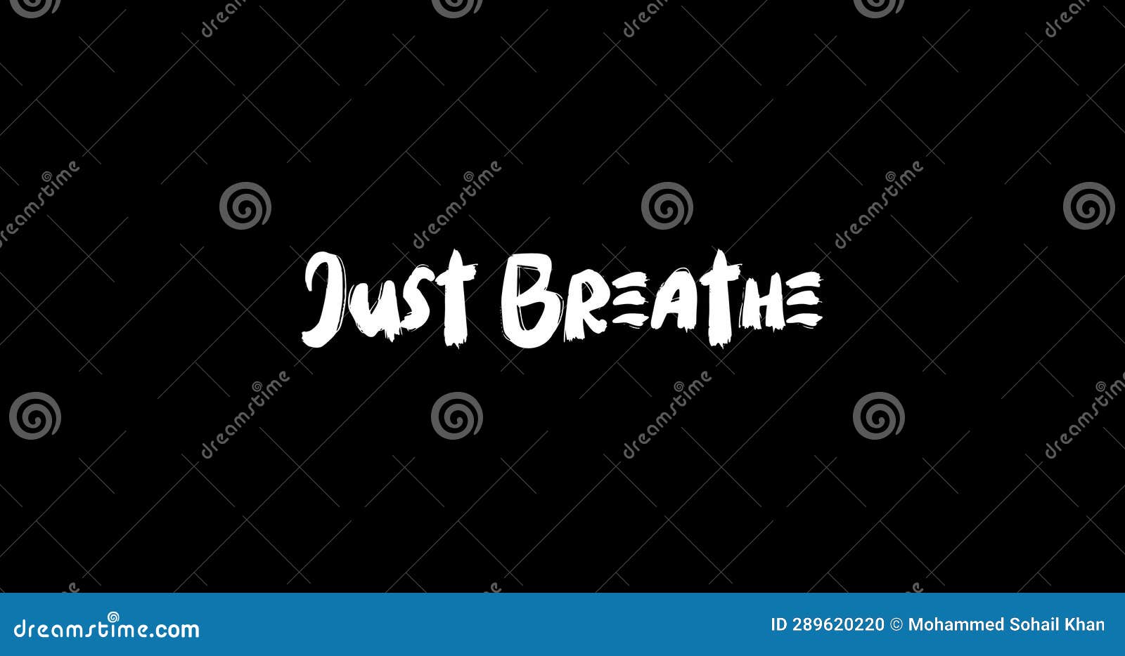 Just Breathe Grunge Transition Effect of Typography Text Animation on ...