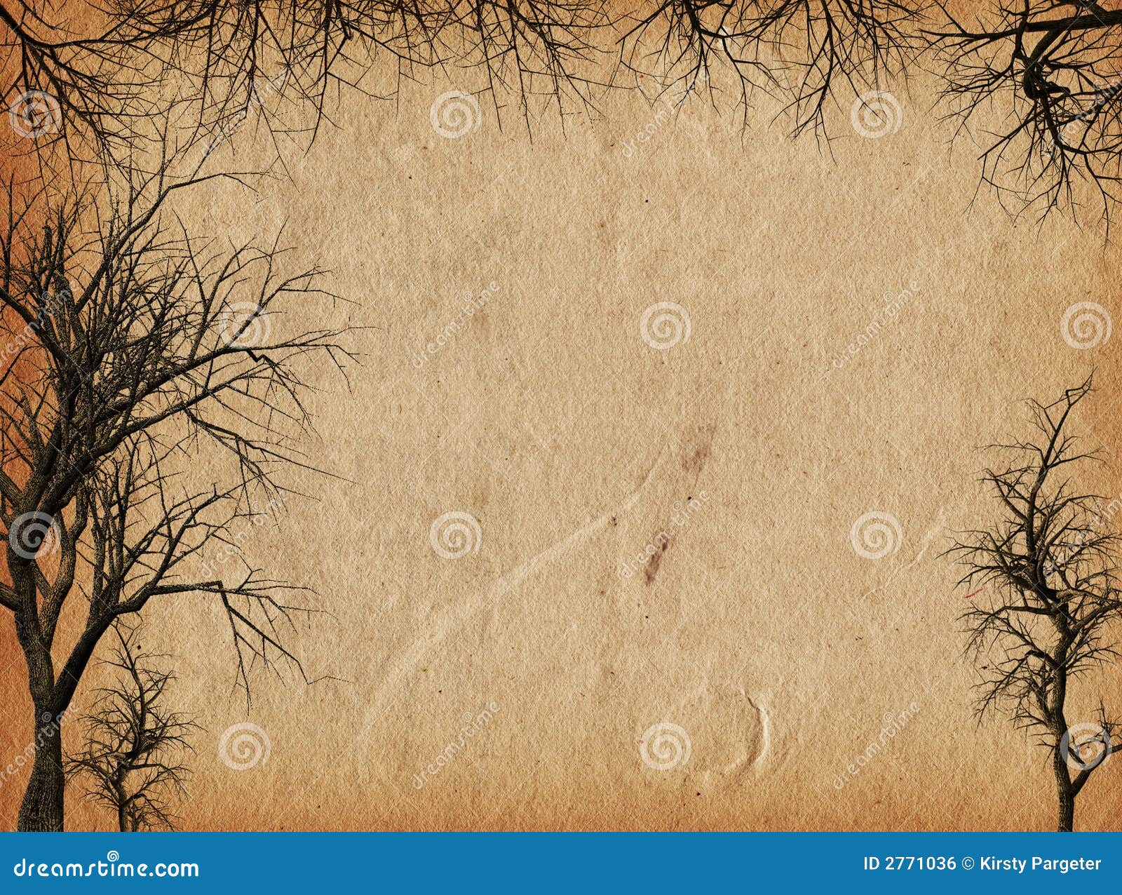 Grunge trees stock illustration. Illustration of digital - 2771036