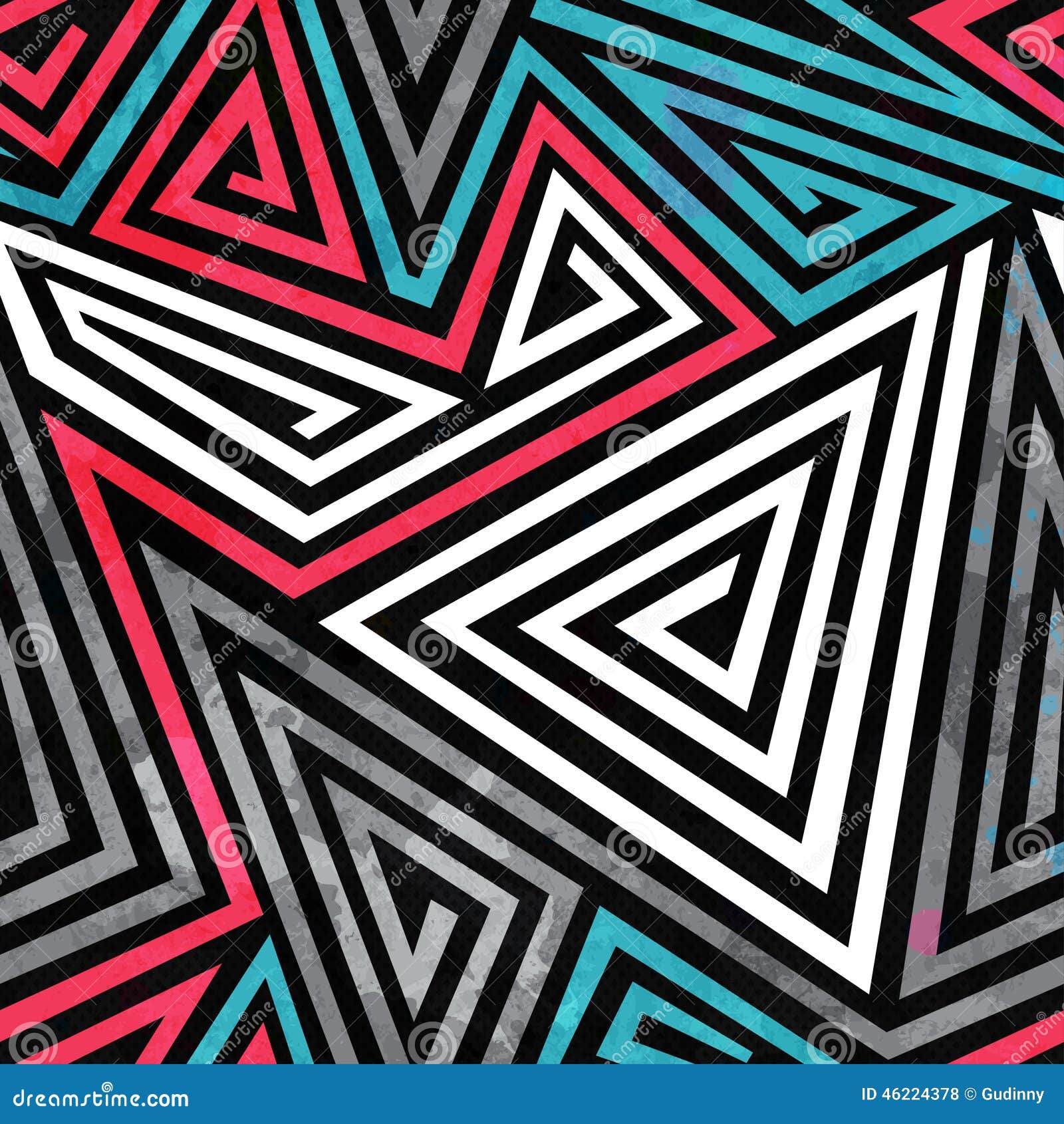 Triangle Pattern Vector Illustration | CartoonDealer.com #42972104