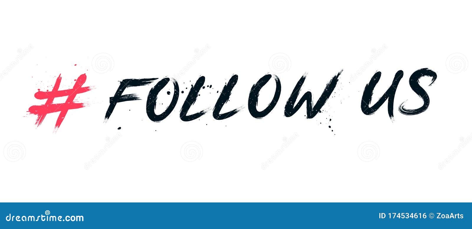 Vector Illustration Follow Us Hashtag Symbol for Web and Mobile App ...