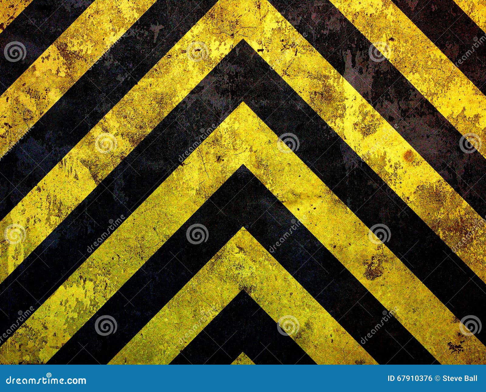 Grunge Under Construction Stripes Stock Illustration - Illustration of ...