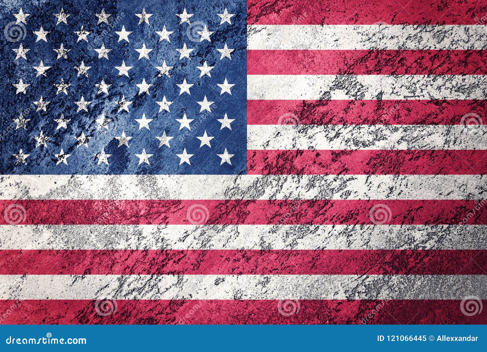 Grunge USA Flag. American Flag with Grunge Texture Stock Illustration ...