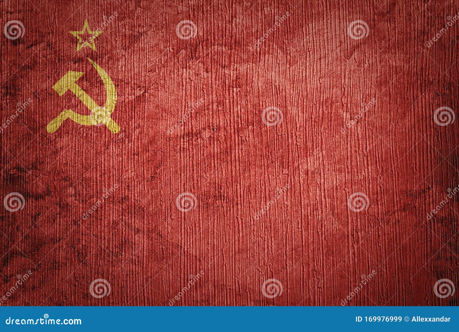 Grunge USSR Flag. Soviet Union Flag With Grunge Texture. Stock Photo ...