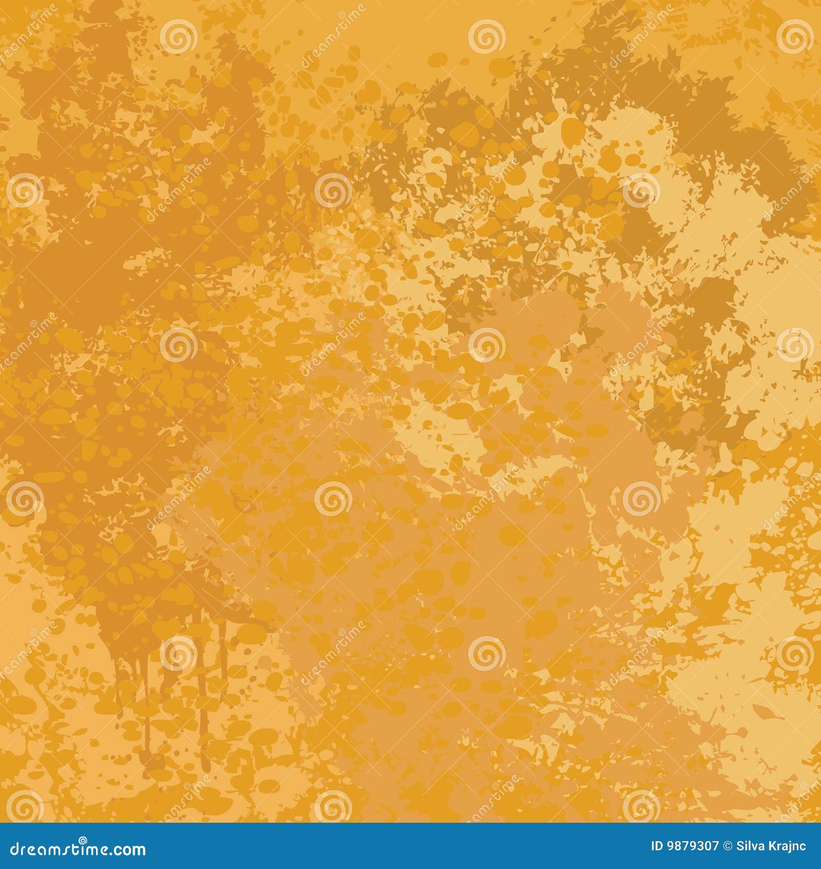 Grunge Vector Background in Autumn Colors Stock Vector - Illustration ...