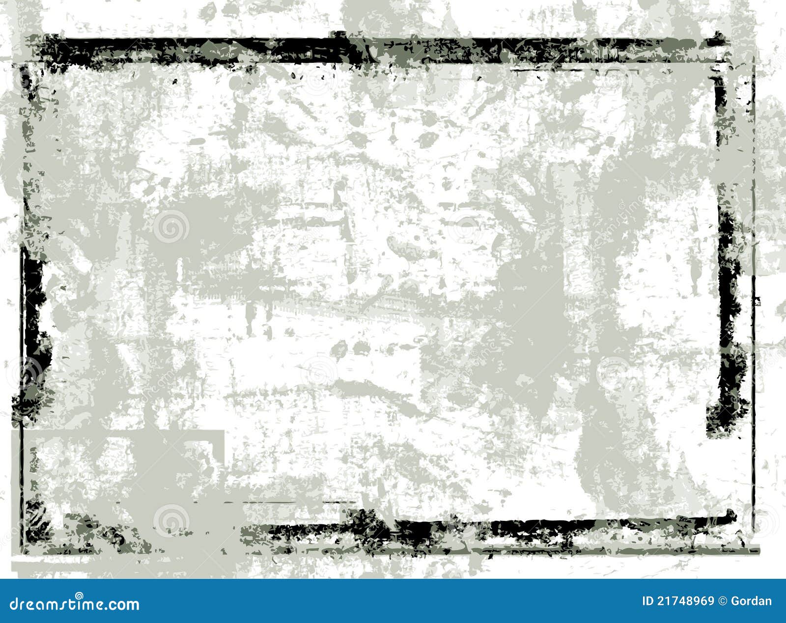 Grunge Vector Frame stock vector. Illustration of noisy - 21748969