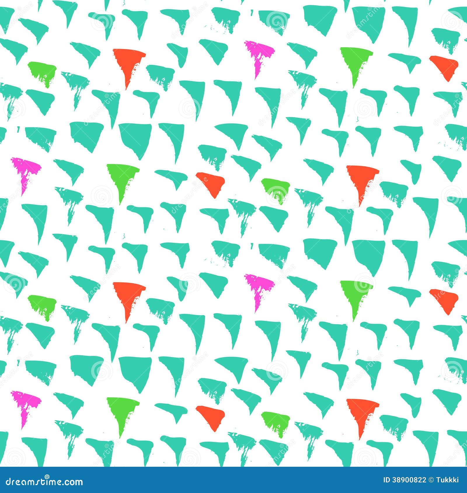 Grunge Vector Pattern with Small Drawn Triangles Stock Vector ...