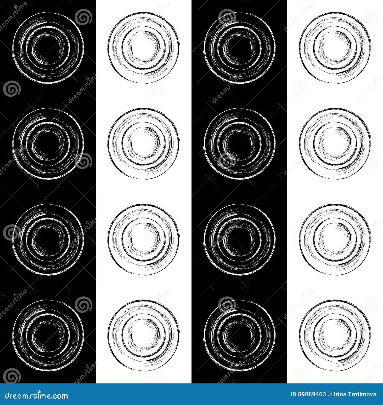 Grunge Vertical Bw Stripes and Checkers Stock Vector - Illustration of ...