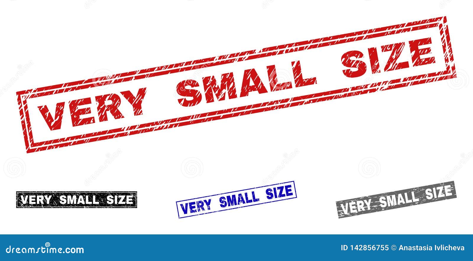 Grunge VERY SMALL SIZE Scratched Rectangle Stamps Stock Vector ...