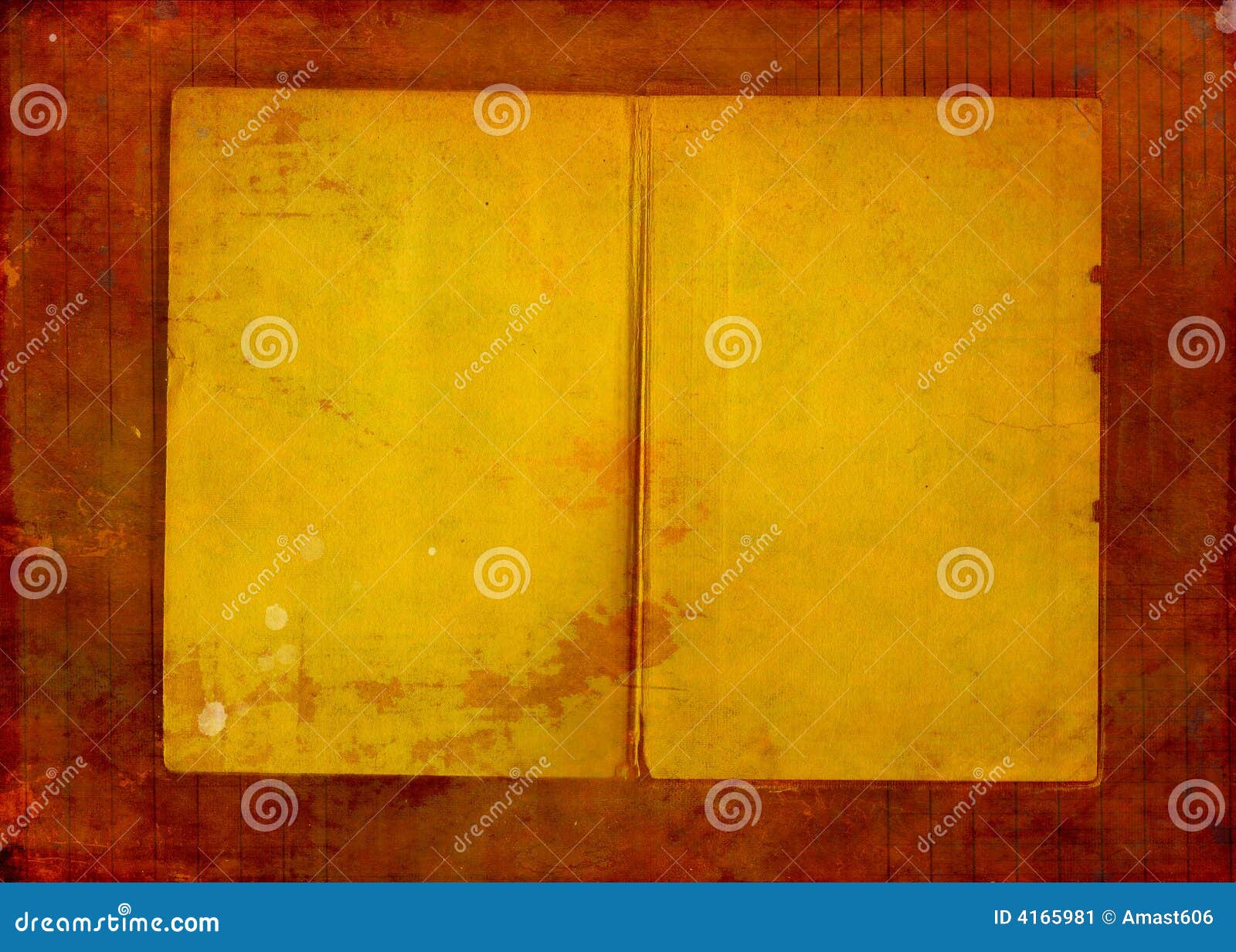 Grunge Vintage Open Faced Book Picture. Image: 4165981