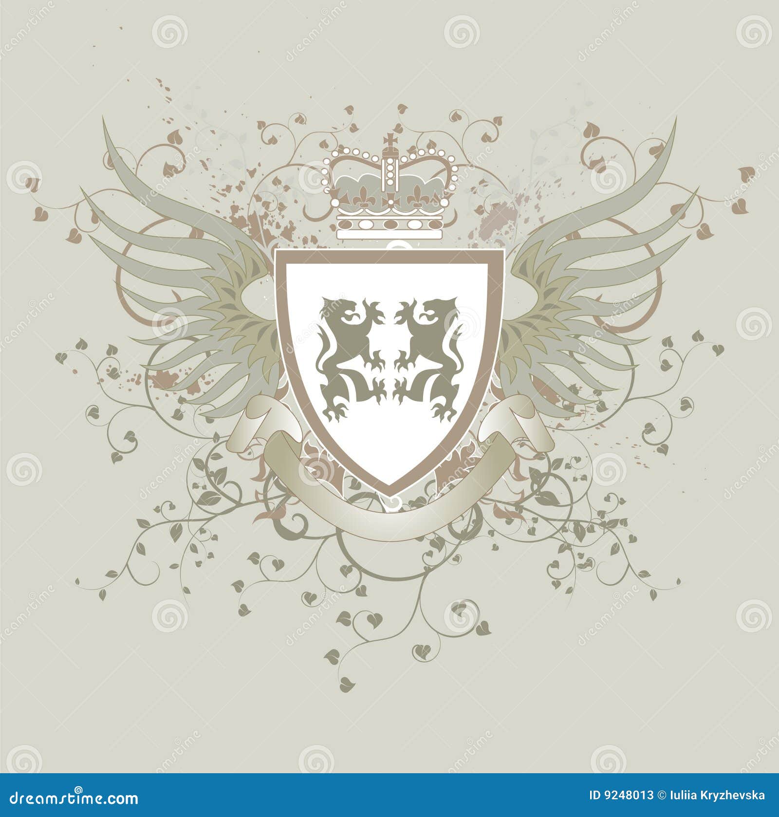 Vintage Shield Emblems. Crests Vector Logo Set | CartoonDealer.com ...