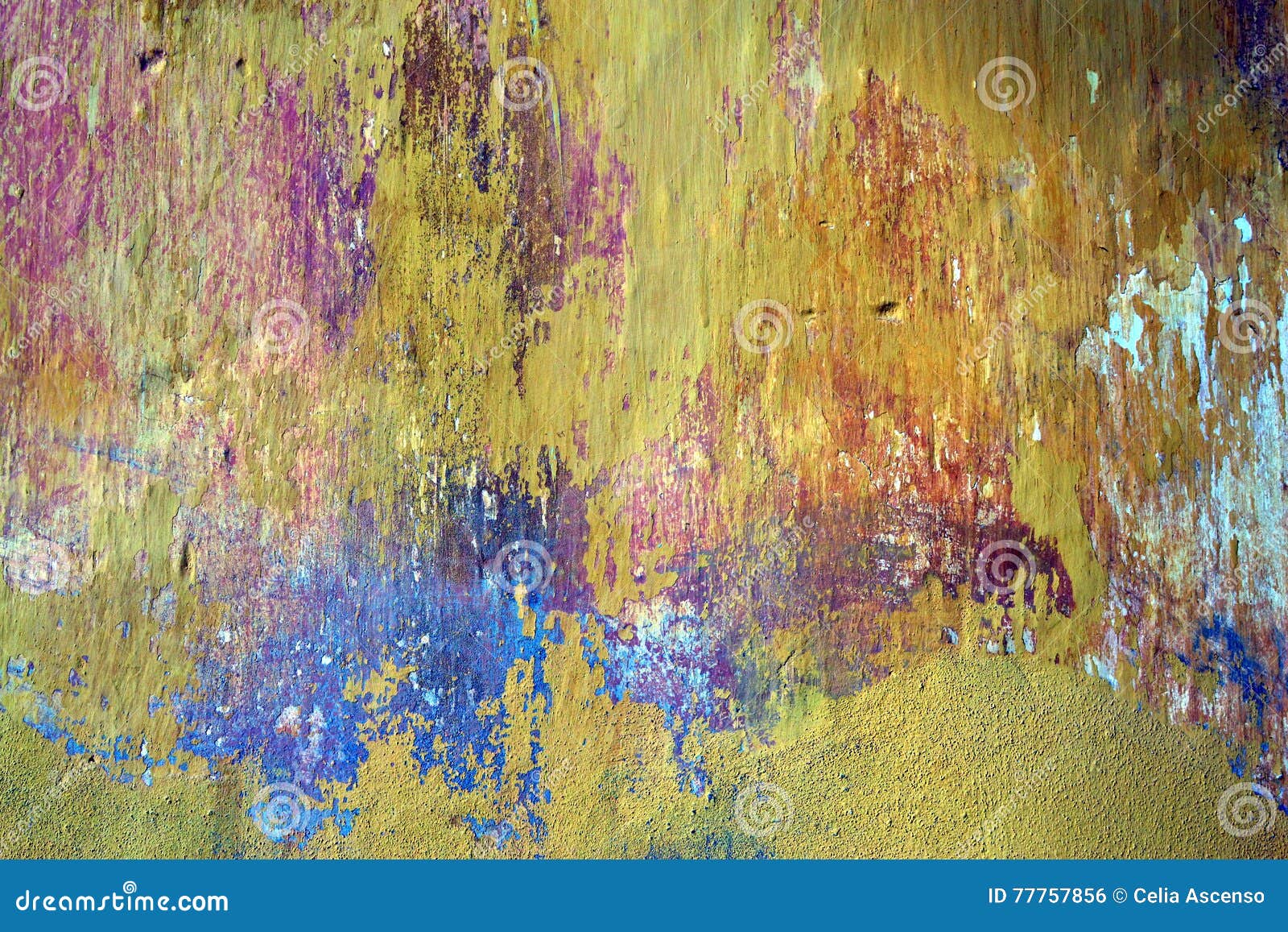Grunge Wall Painting Texture Stock Photo - Image of colour, coarse ...