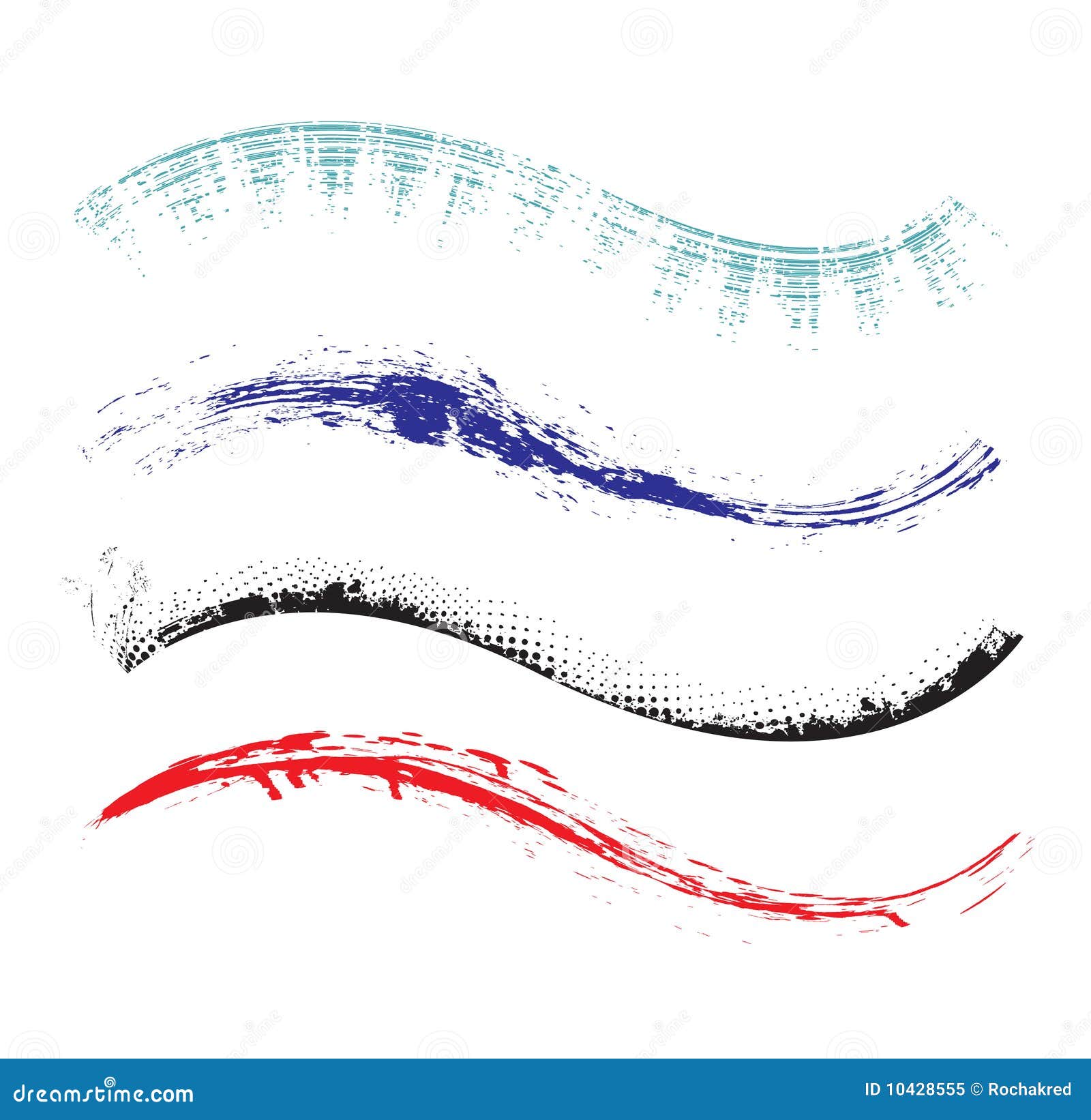 Grunge wave stock vector. Illustration of bright, creative - 10428555