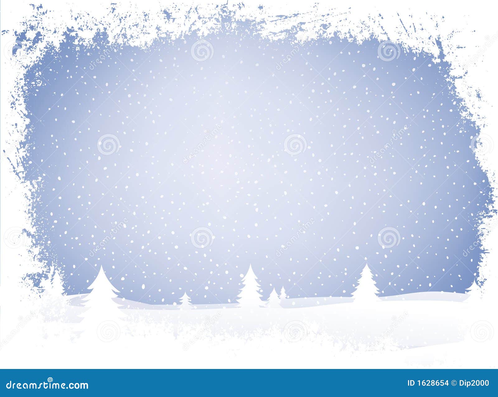 Grunge winter landscape stock vector. Illustration of decoration - 1628654