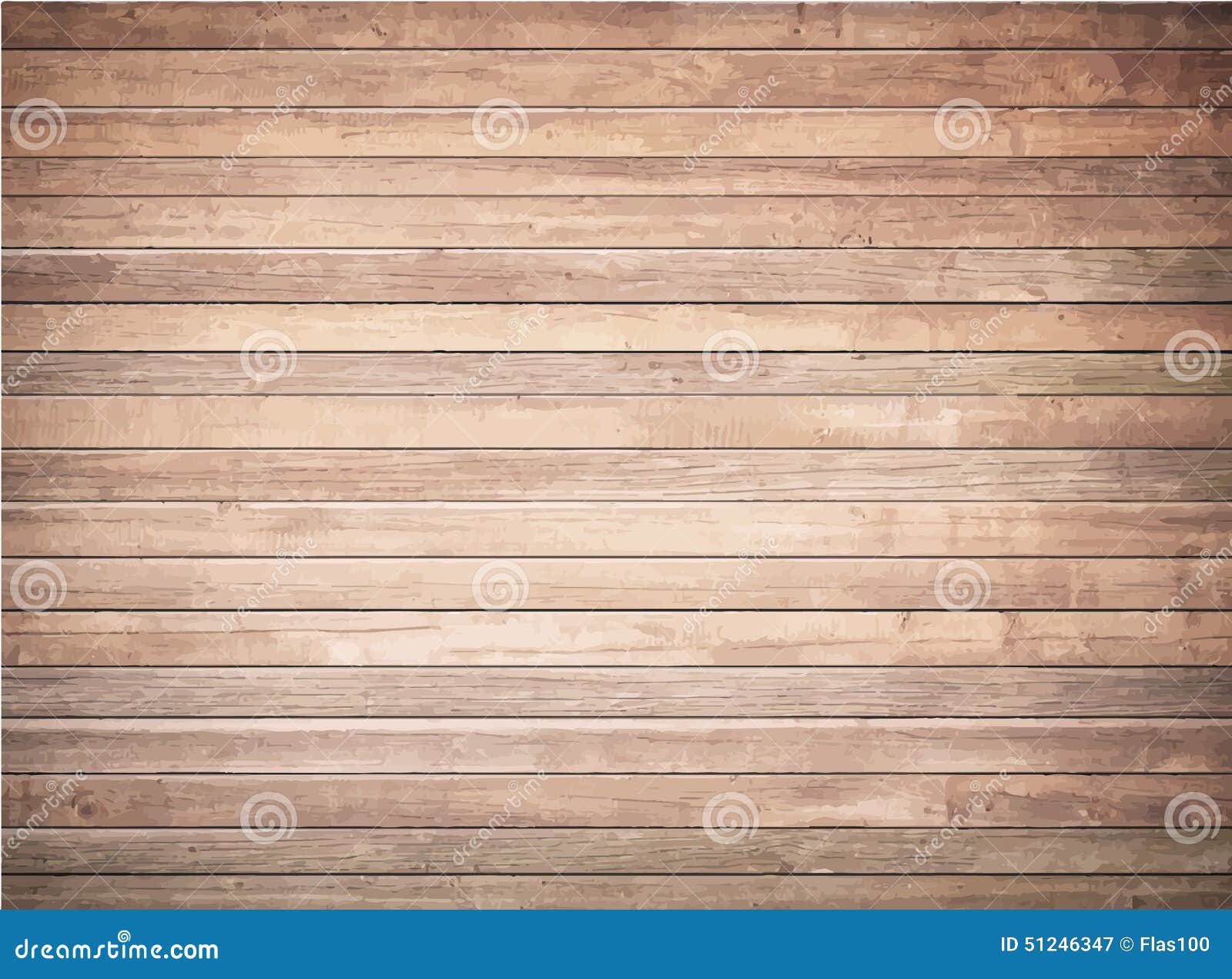 Grunge Wooden Texture with Horizontal Planks Stock Vector ...