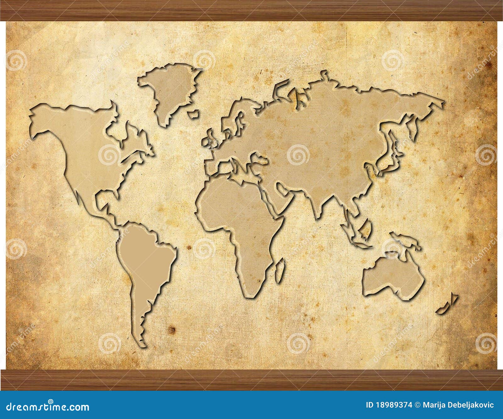 Grunge world map stock illustration. Illustration of backdrop - 18989374