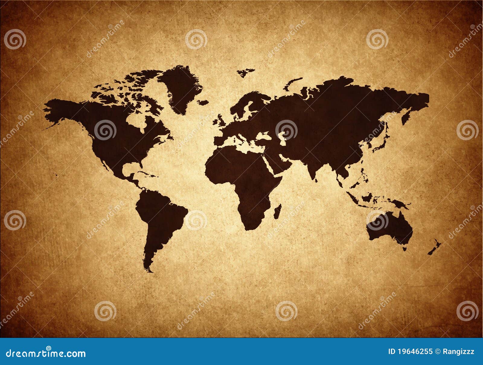 Grunge world map stock illustration. Illustration of design - 19646255