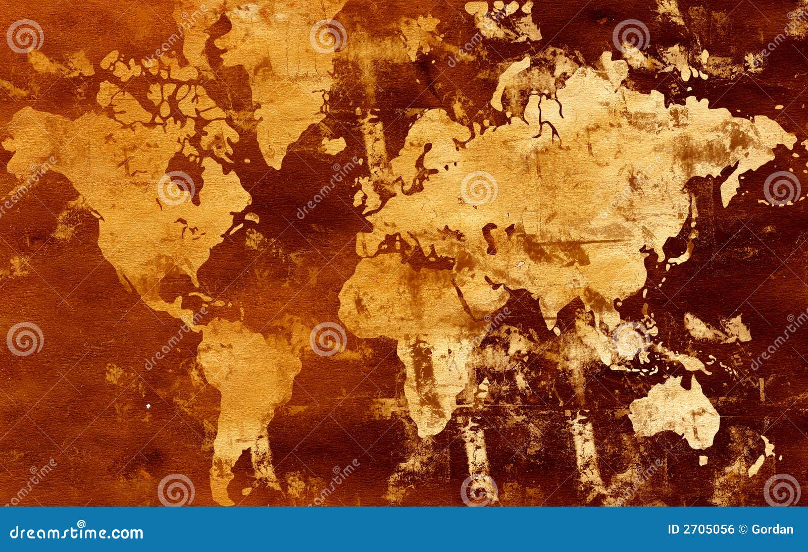 Grunge world map stock illustration. Illustration of concept - 2705056
