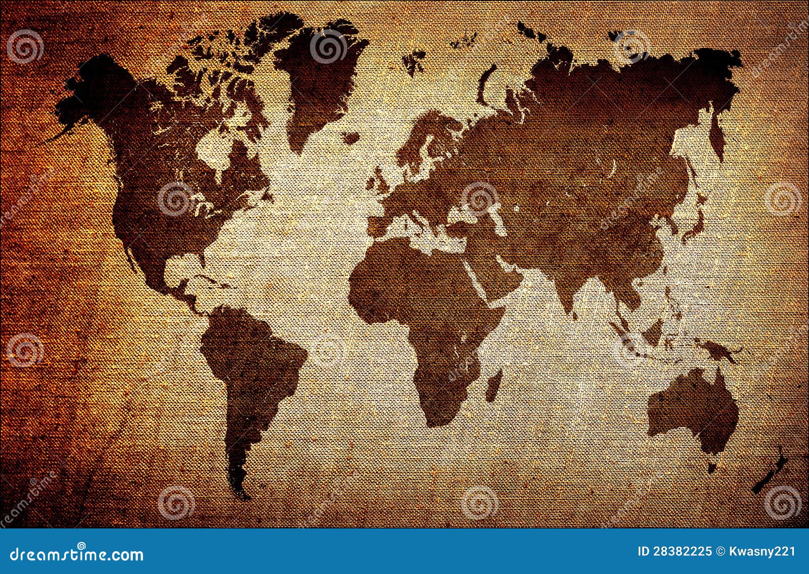 Grunge world map stock illustration. Illustration of canvas - 28382225