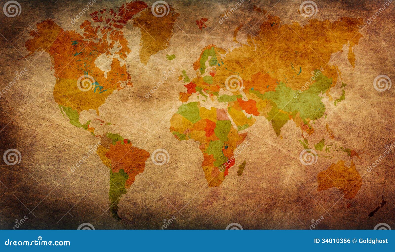 Grunge world map stock illustration. Illustration of abstract - 34010386