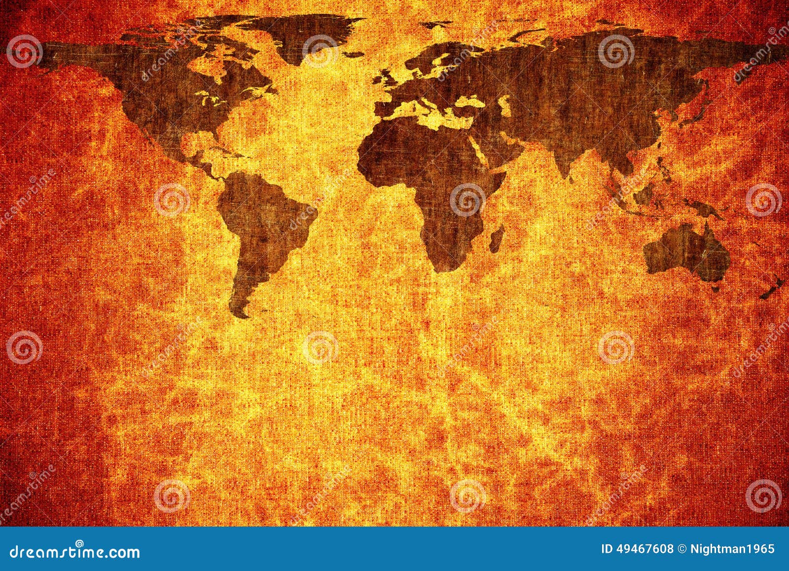 Grunge world map stock photo. Image of atlas, coarse - 49467608