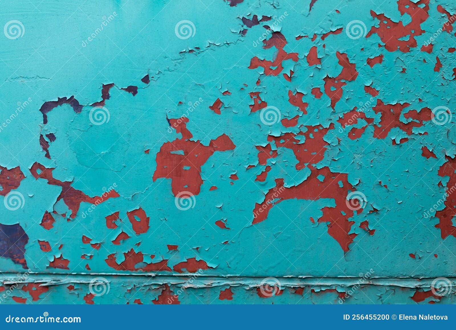 Grunge Worn Metal Texture with Elements of Rust and Cracks. Peeling ...