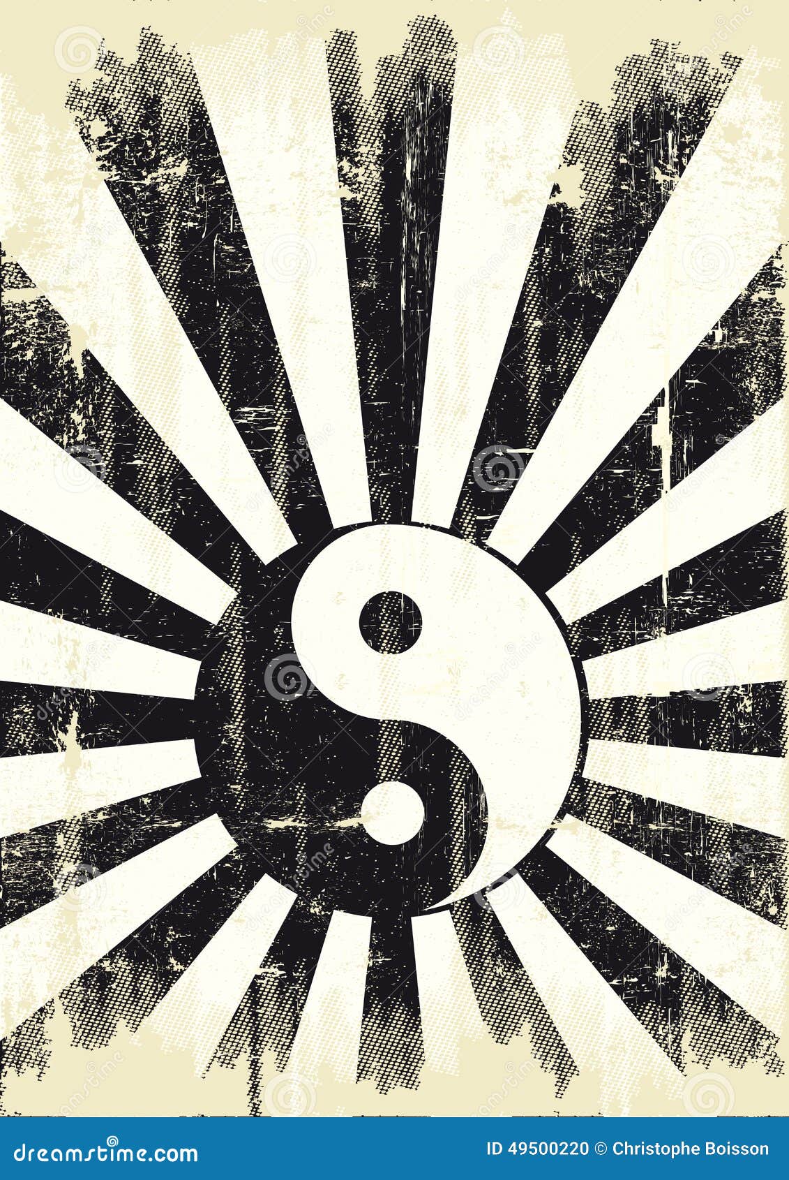 Grunge Yin Yang Symbol Stock Photo | CartoonDealer.com #22784028