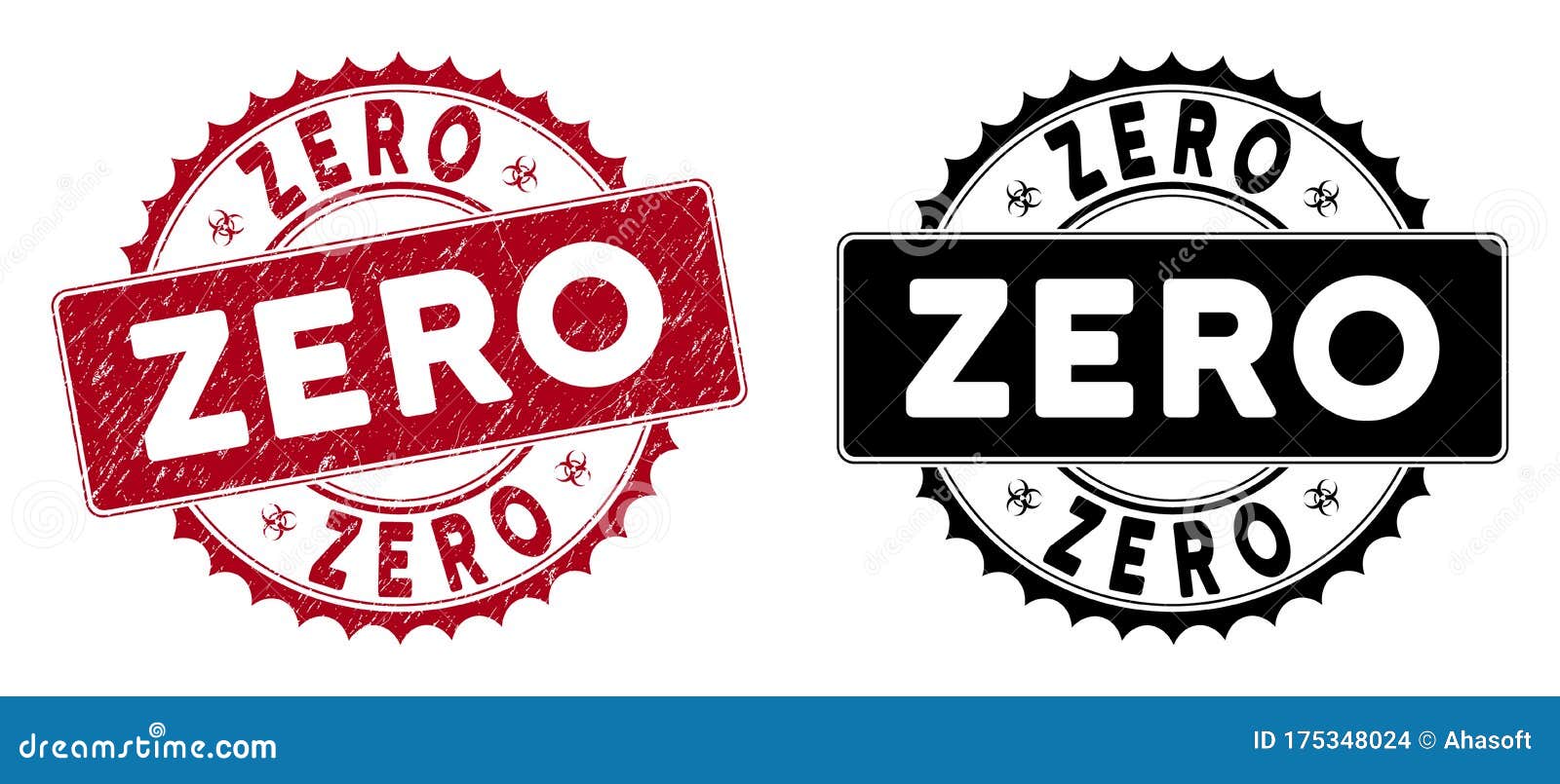 Grunge Zero Round Red Stamp Stock Illustration - Illustration of number ...