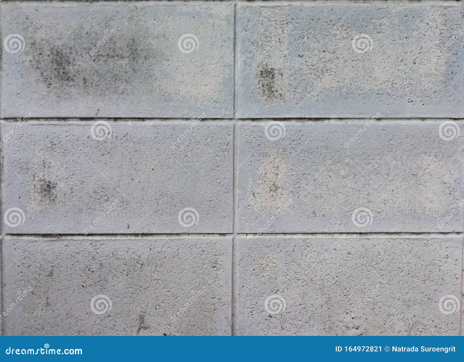 Grungy Aged Rectangular Wall Outside Home Stock Image - Image of ...