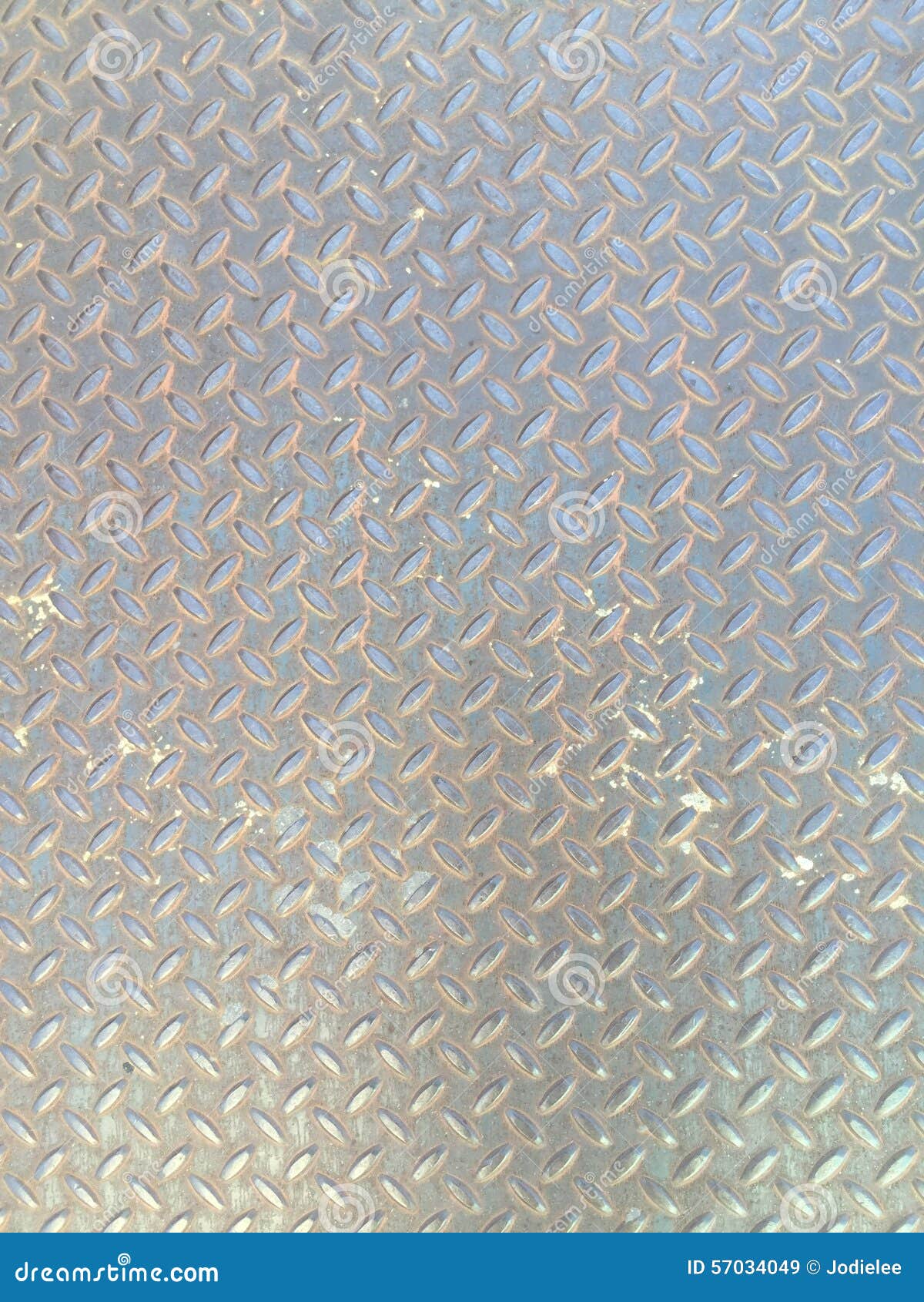 Grungy Aluminium Metal Checker Plate Texture Stock Image - Image of ...
