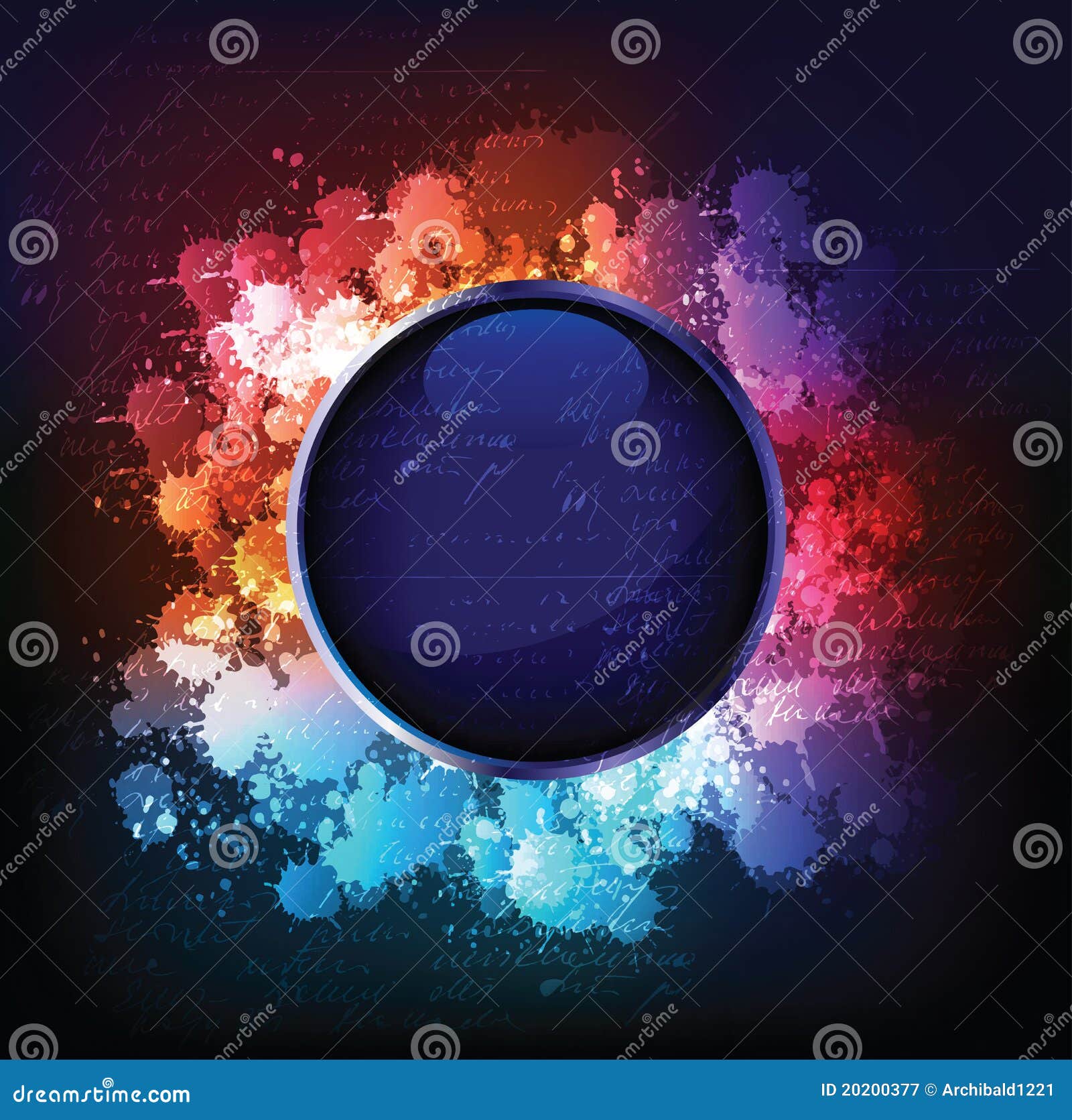 Grungy banner stock vector. Illustration of design, liquid - 20200377