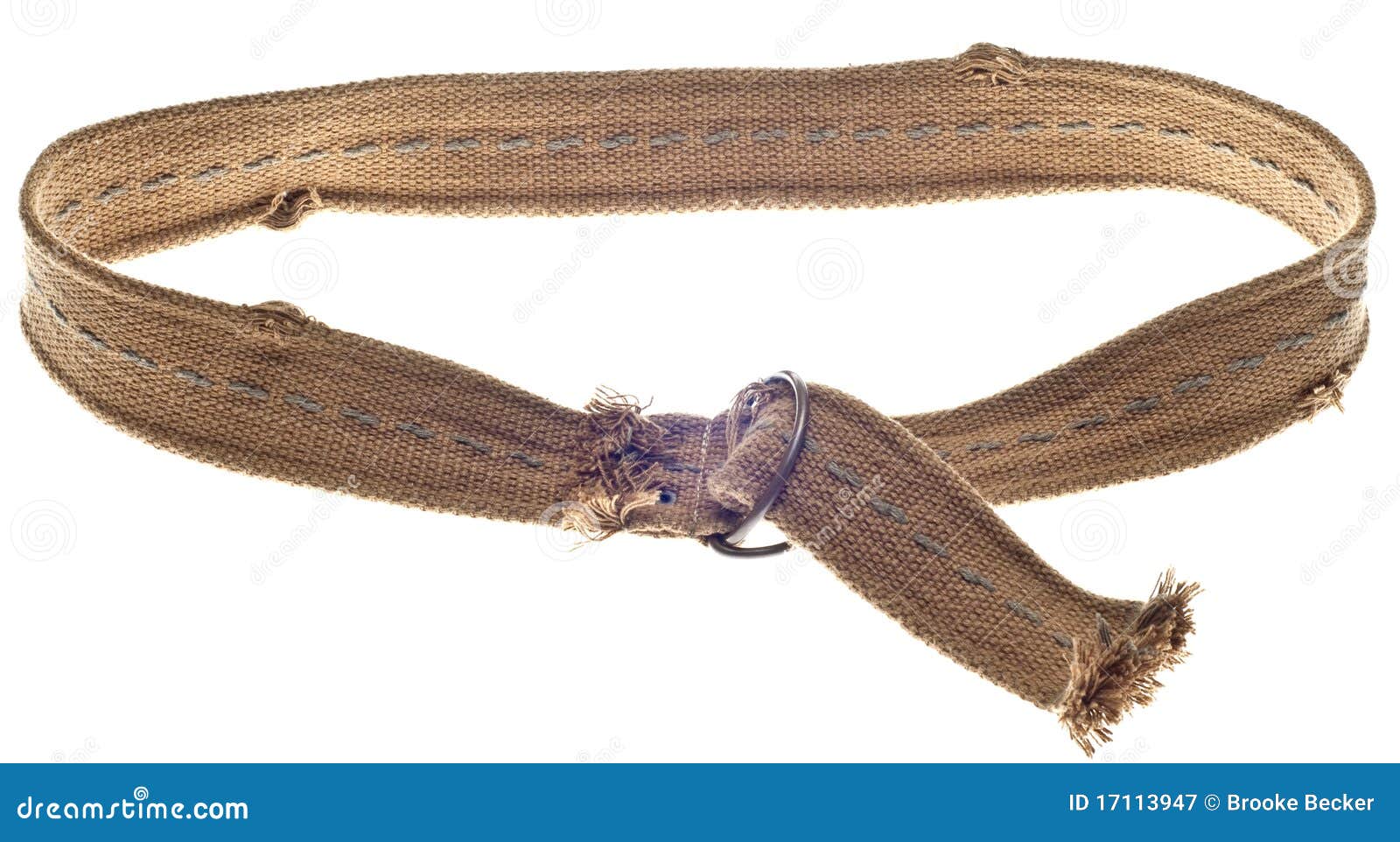 Grungy Belt with Frayed Edges Stock Image - Image of studio, wear: 17113947