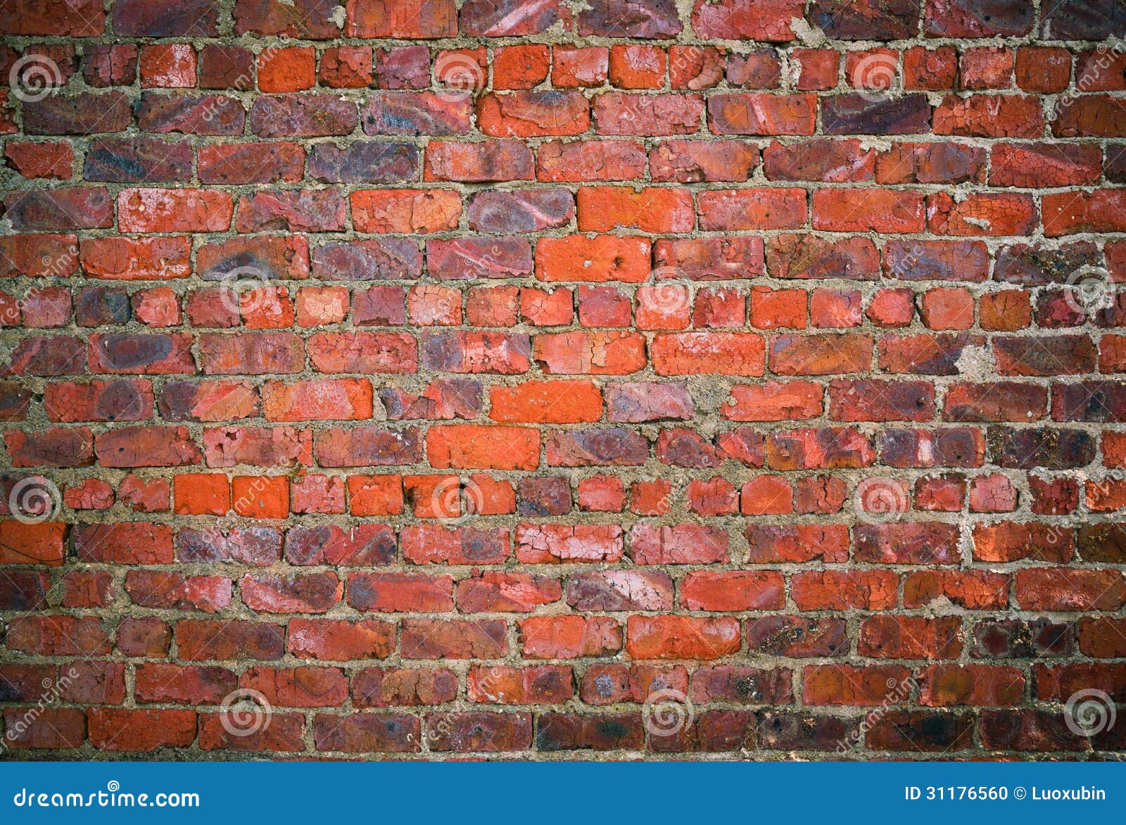 Grungy brick wall texture stock photo. Image of seamless - 31176560