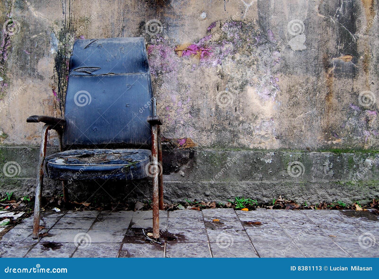 Grungy chair stock image. Image of position, seat, wait - 8381113