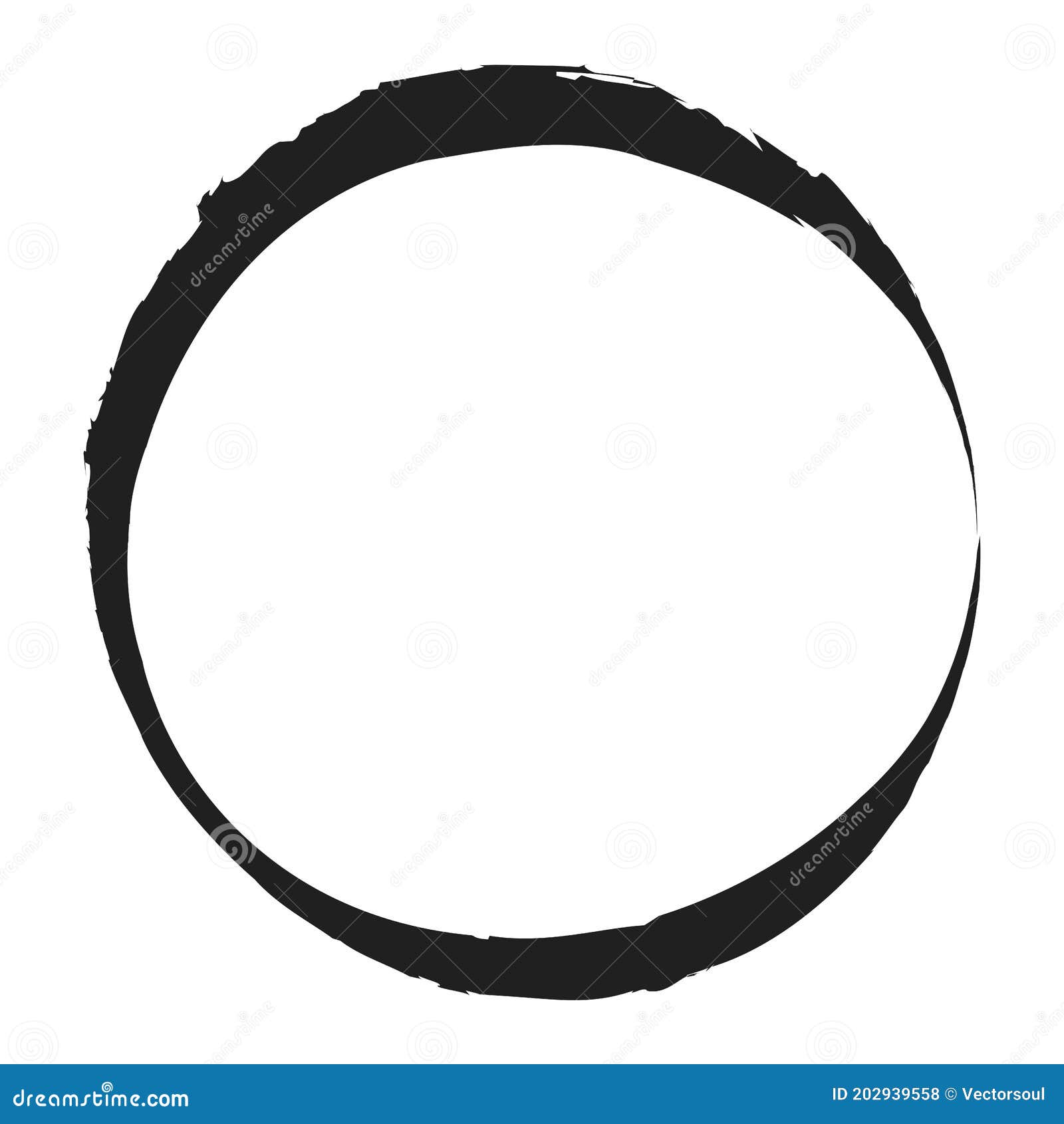 Grungy Circle Blob Blotch Vector Stock Vector Illustration Of Grungy