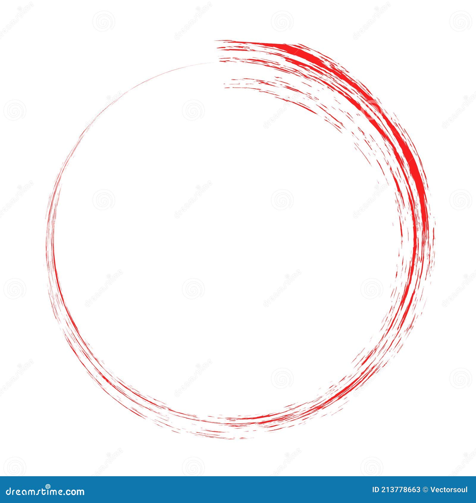 Grungy Circle Blob Blotch Vector Stock Vector Illustration Of