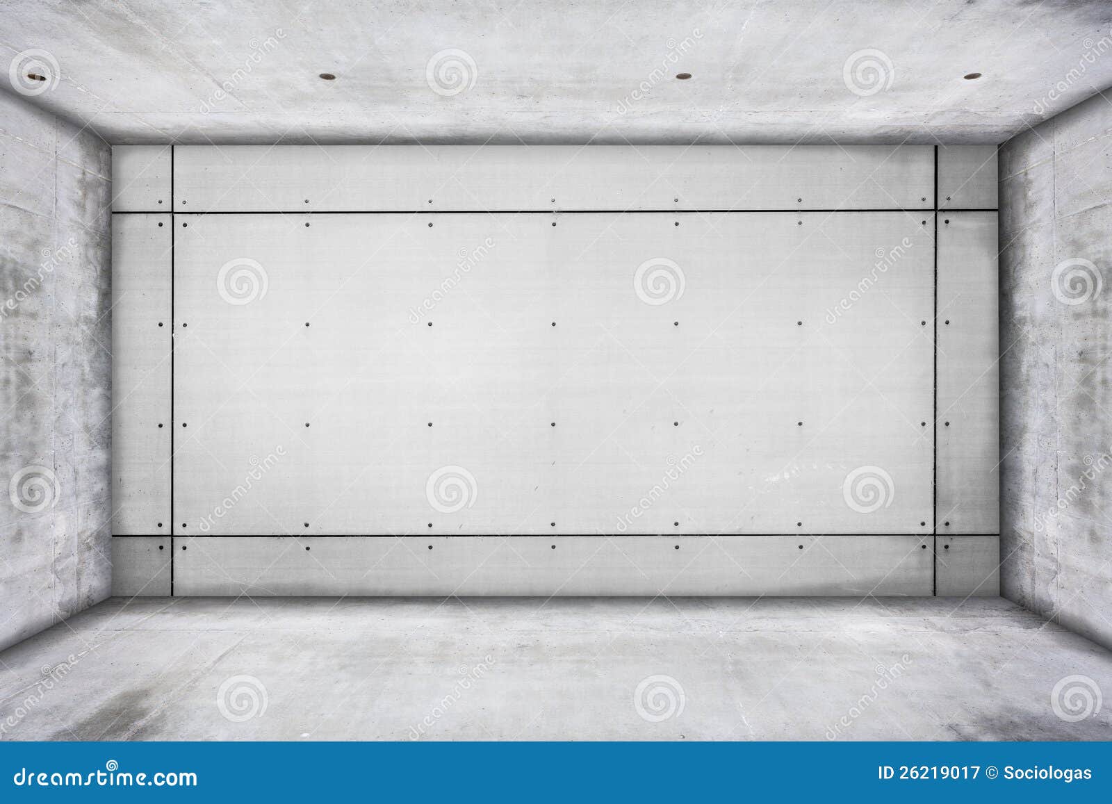 Grungy concrete room stock image. Image of lines, architecture - 26219017