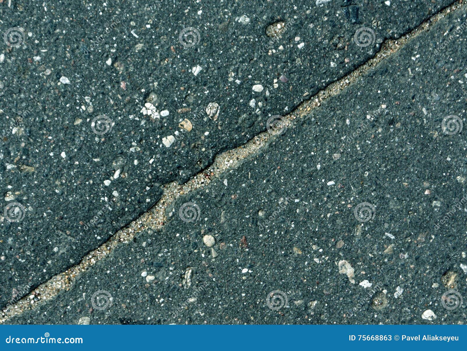 Grungy Cracked Asphalt Texture. Stock Image - Image of ground, pattern ...