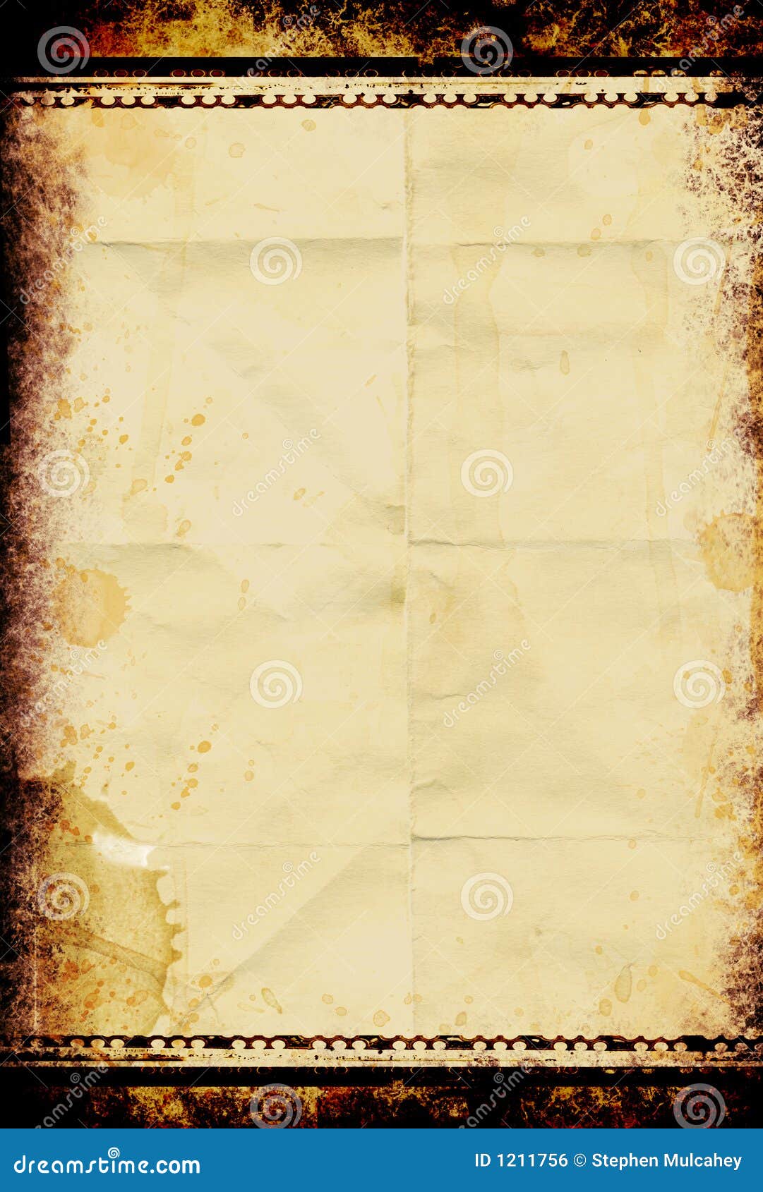 Grungy film paper stock illustration. Illustration of page - 1211756