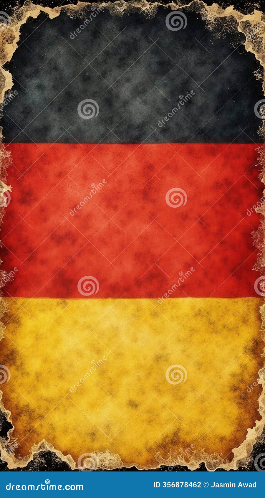 Grungy German Flag Backdrop Stock Illustration - Illustration of letter ...