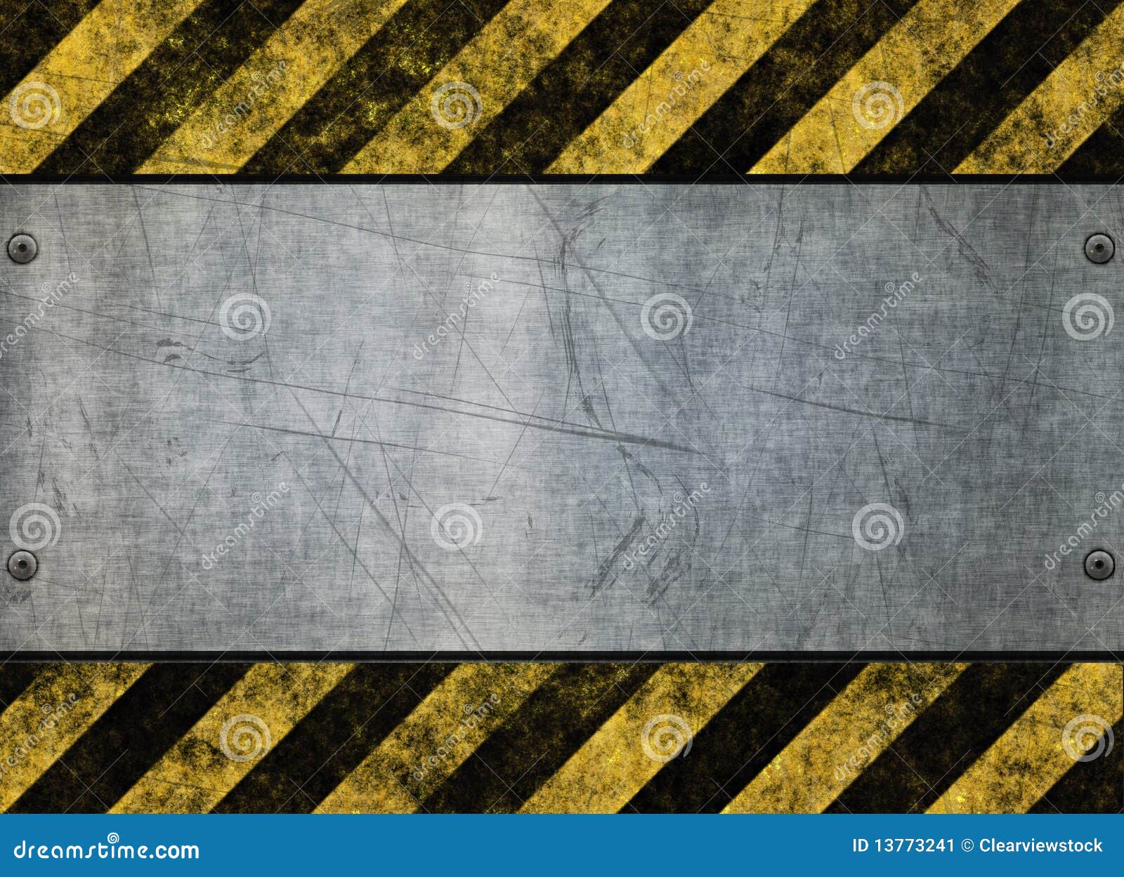 Grungy Hazard Sign Metal Plate Stock Vector - Illustration of industry ...