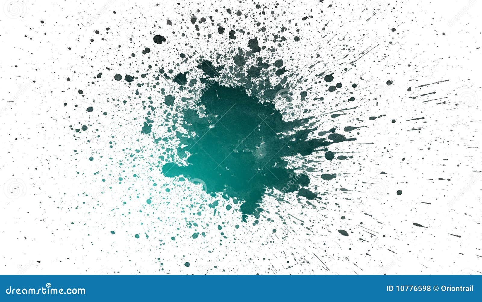 Grungy ink splatter stock photo. Image of drip, isolated - 10776598