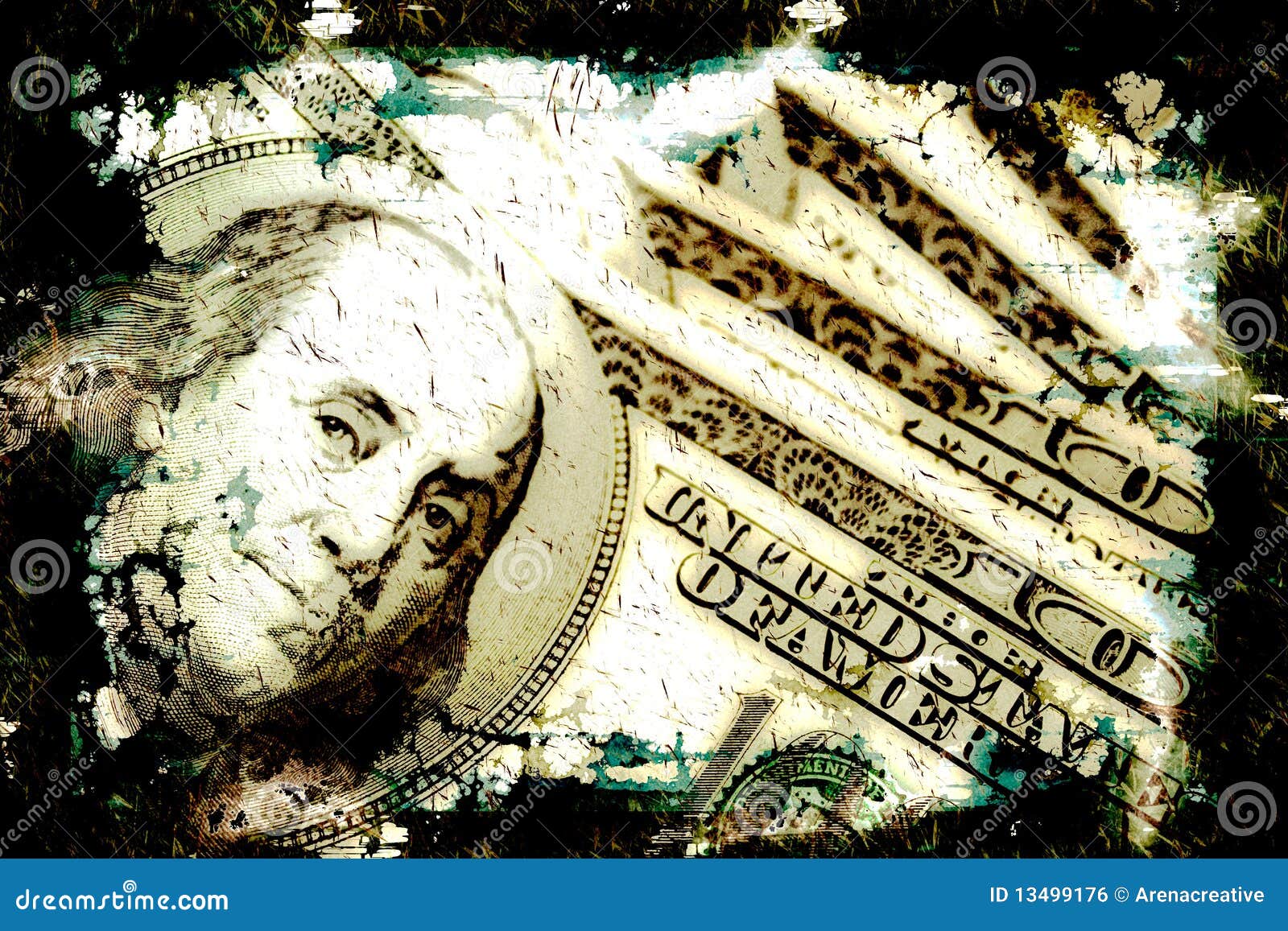 Grungy Money Background stock illustration. Illustration of economy ...