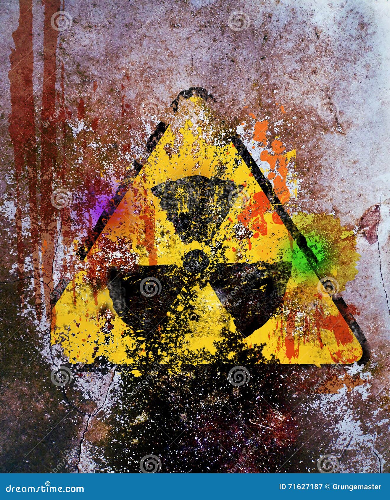 Nuclear Radiation Symbol Vector Hand Drawing Doodle | CartoonDealer.com ...