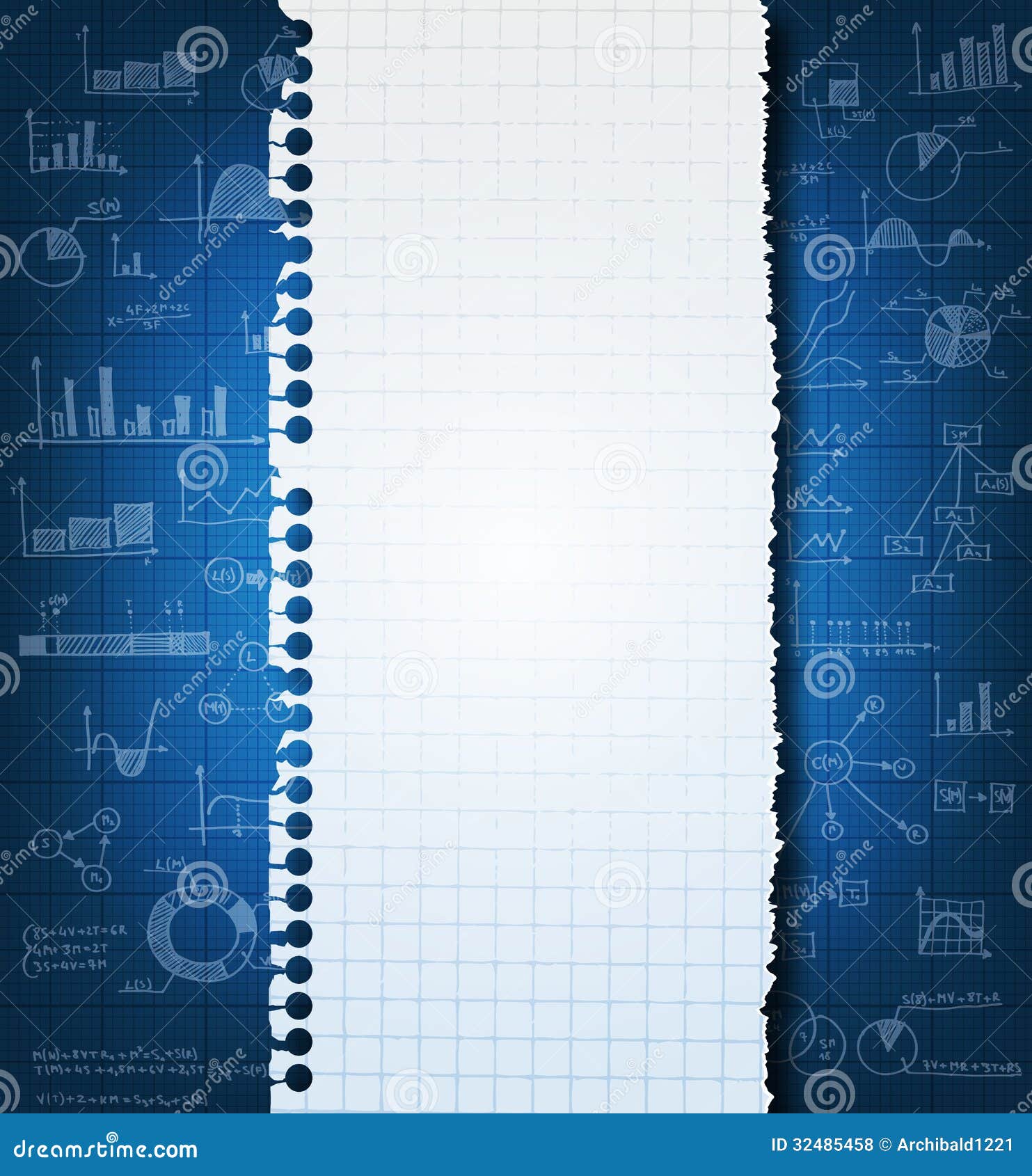 Grungy paper stock vector. Illustration of scheme, grid - 32485458