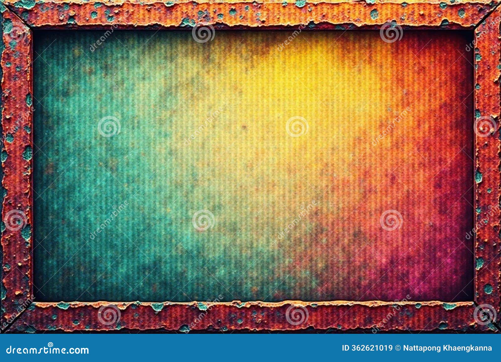 Grungy Rectangular Stencil Frame, Dirty Edges, Textured Border , Worn ...